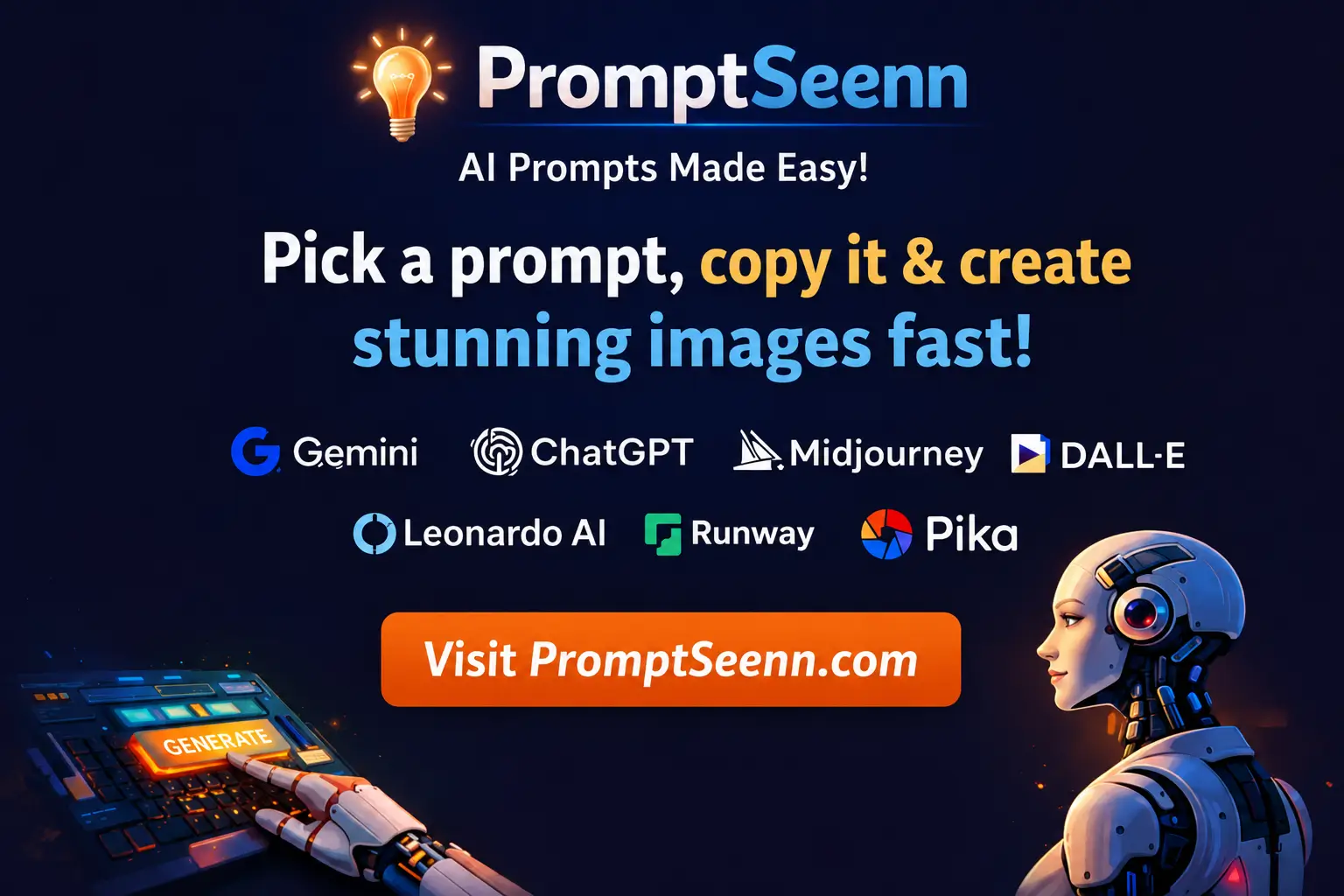 Prompt Seen - Best AI Photo Editing Prompts 2026